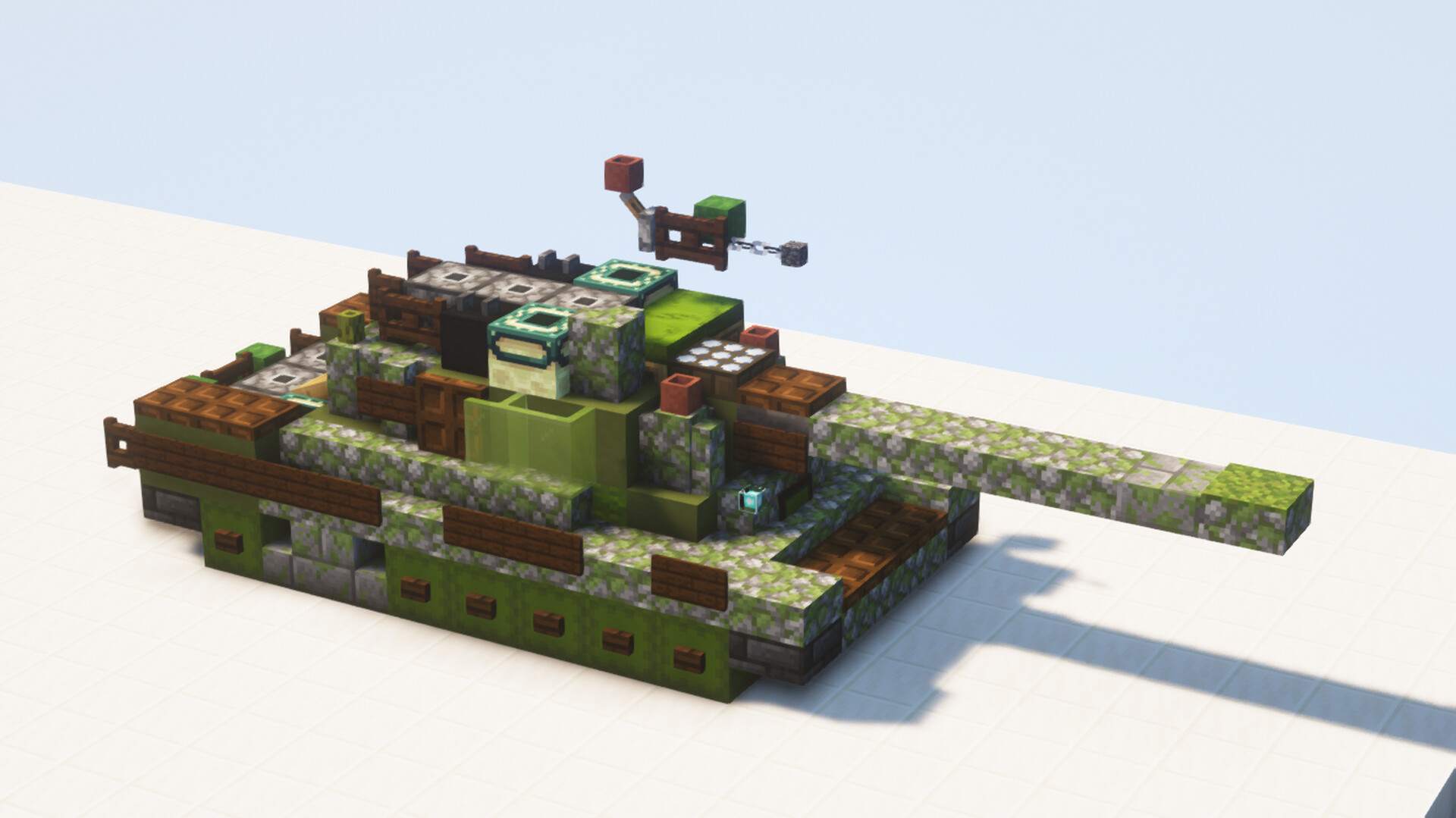 ST-I & ST-II heavy tanks - 1.5:1 scale Minecraft Map