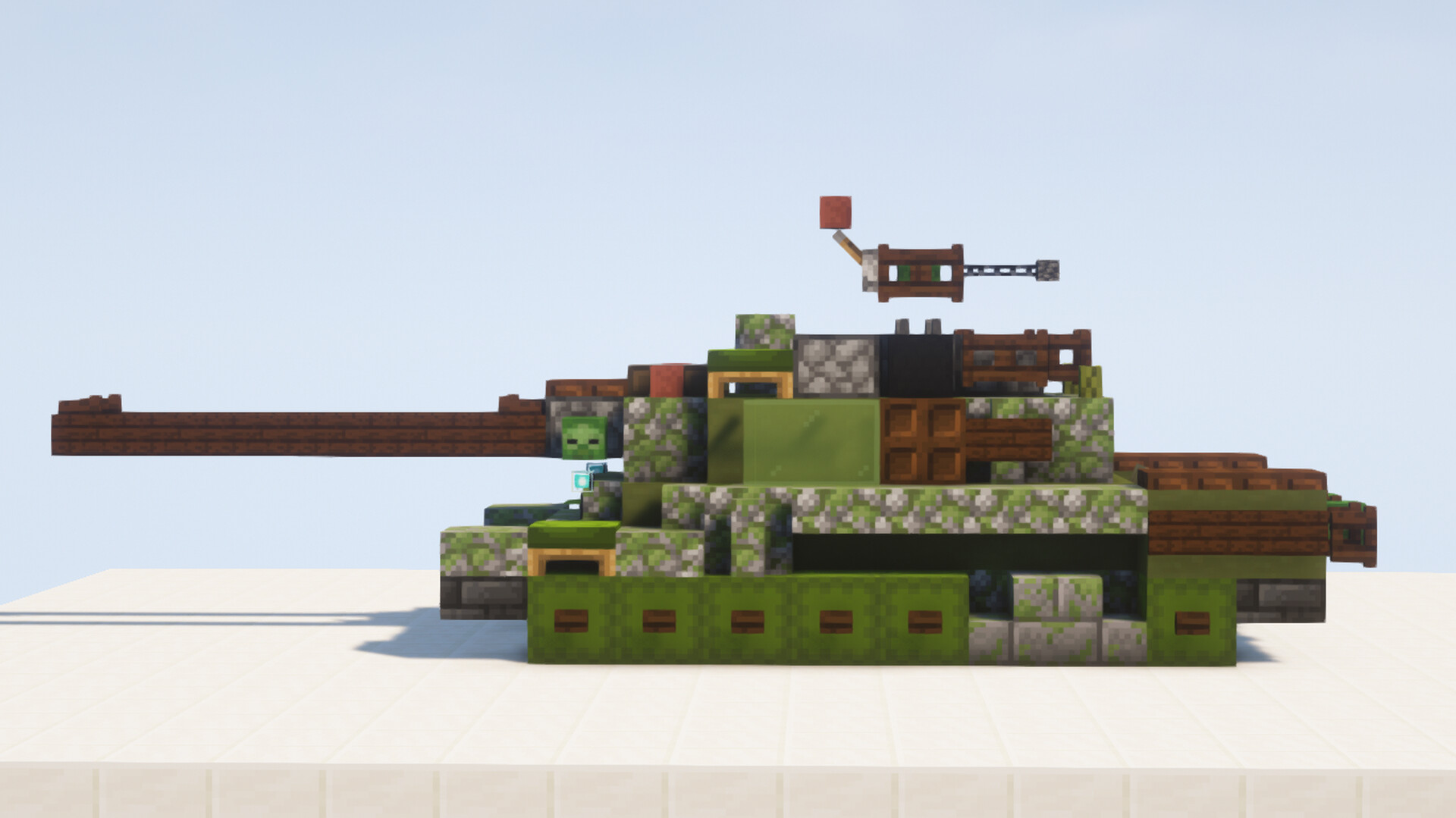 ST-I & ST-II heavy tanks - 1.5:1 scale Minecraft Map