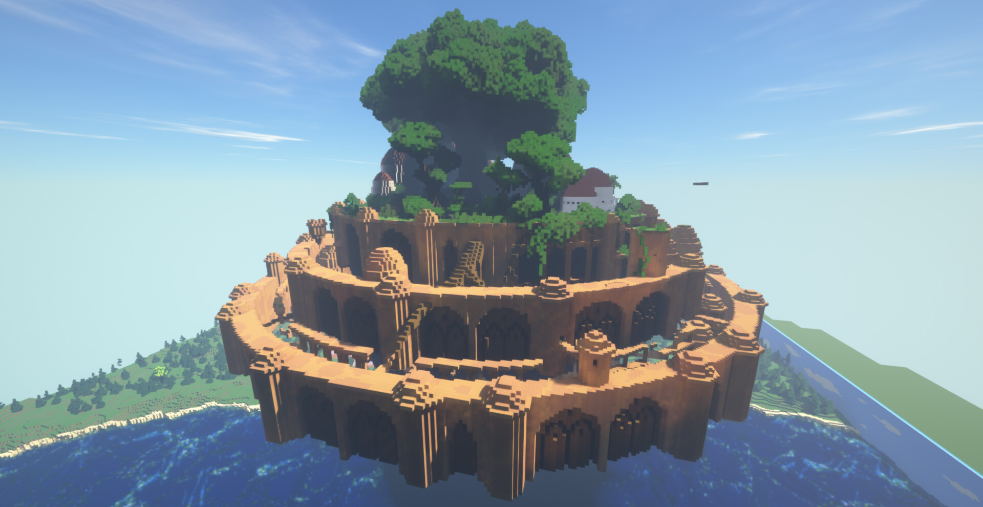 Laputa - Castle in the Sky (Movie Recreation) Minecraft Map
