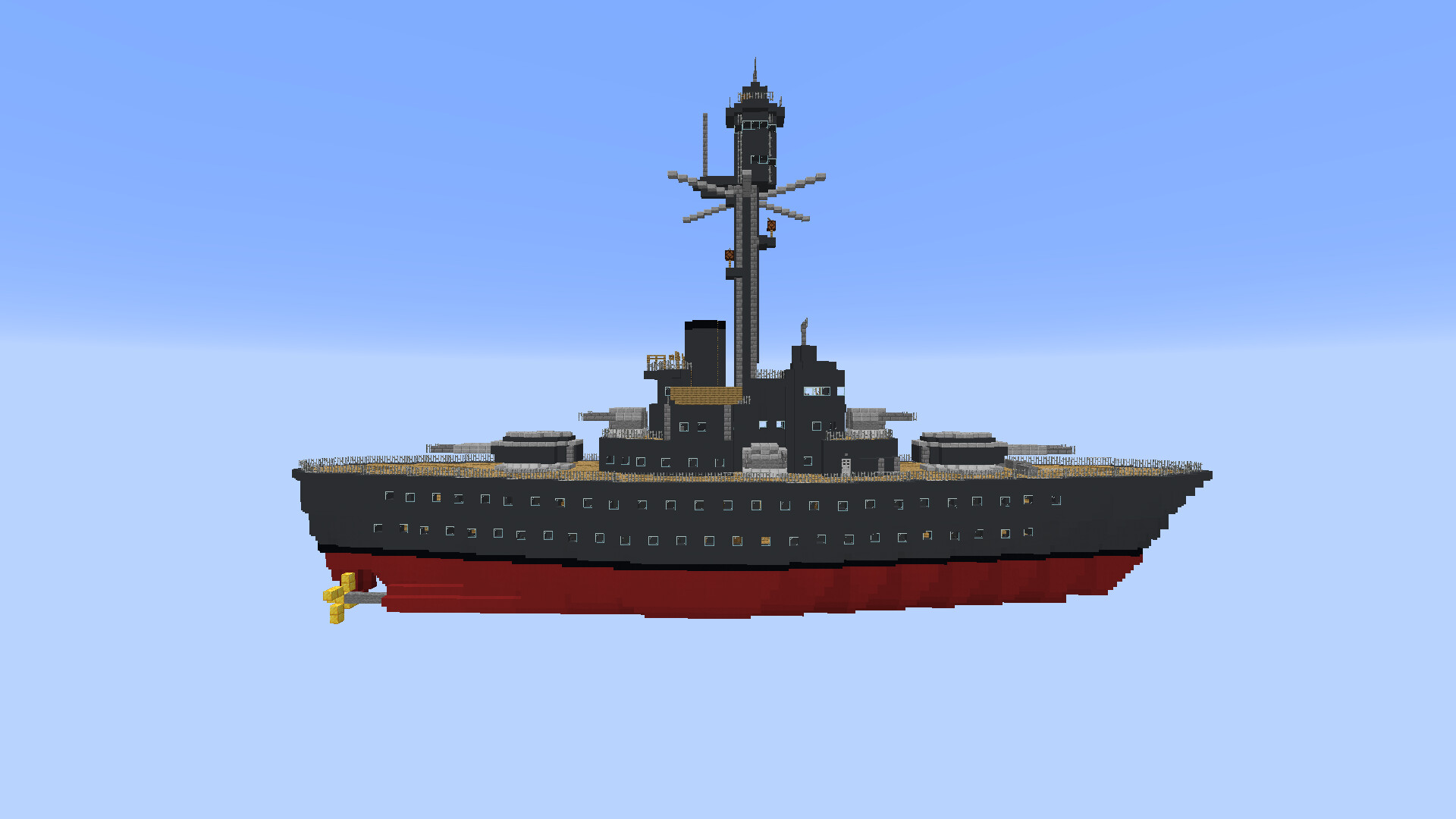 Väinämöinen-Class Coastal Defense Ship [1:1] Minecraft Map
