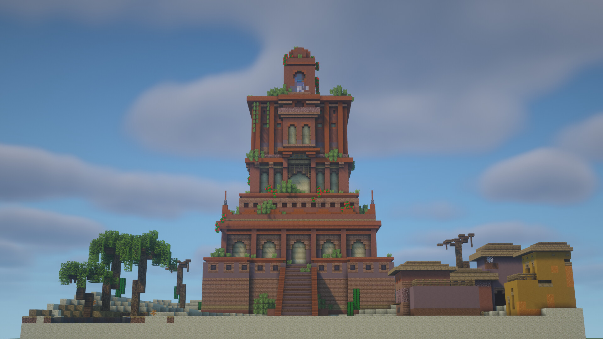 Desert Oasis Temple Minecraft Map