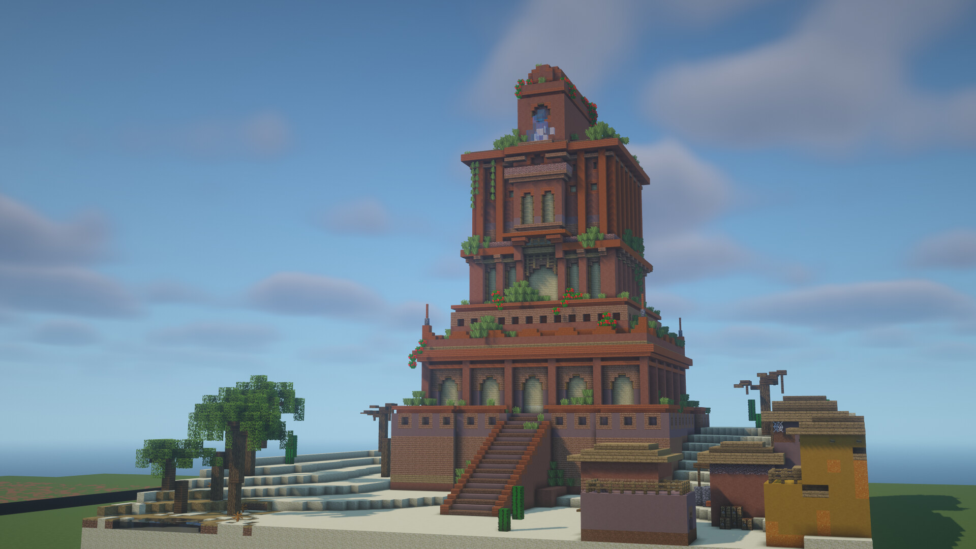 Desert Oasis Temple Minecraft Map