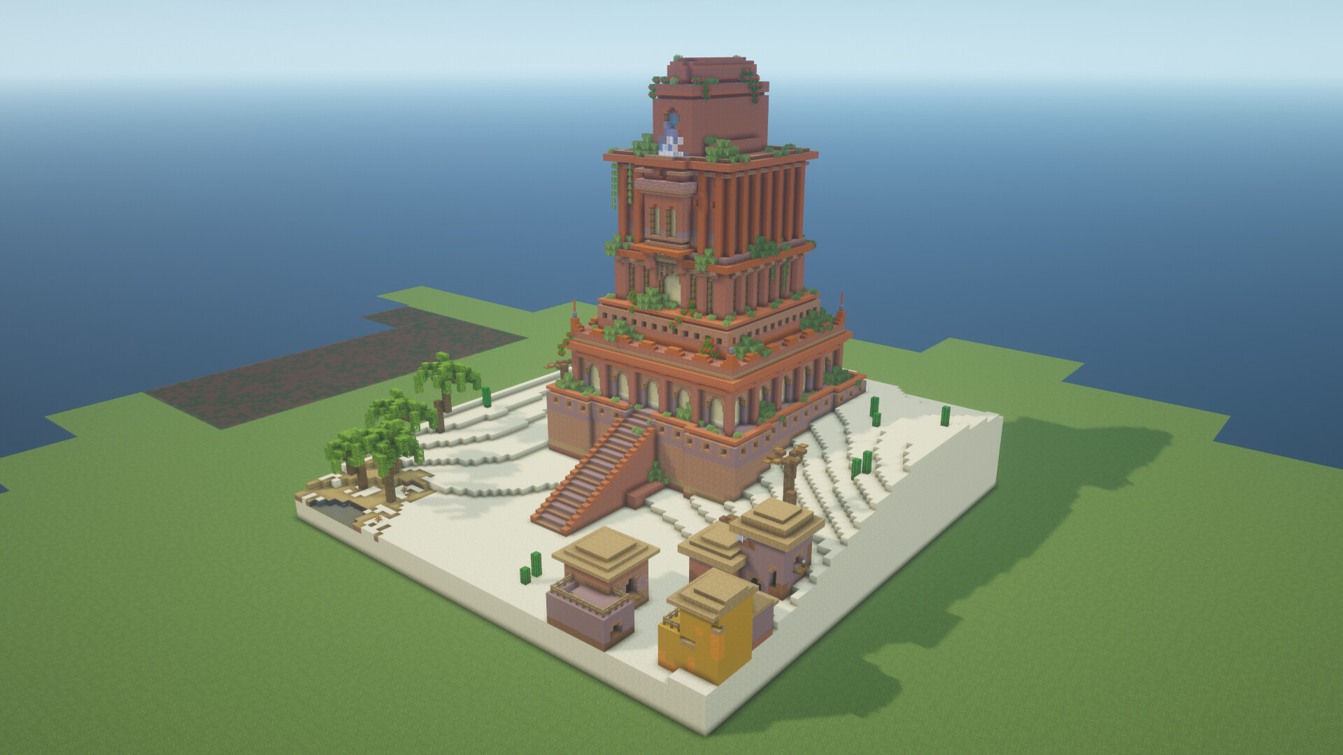 Desert Oasis Temple Minecraft Map