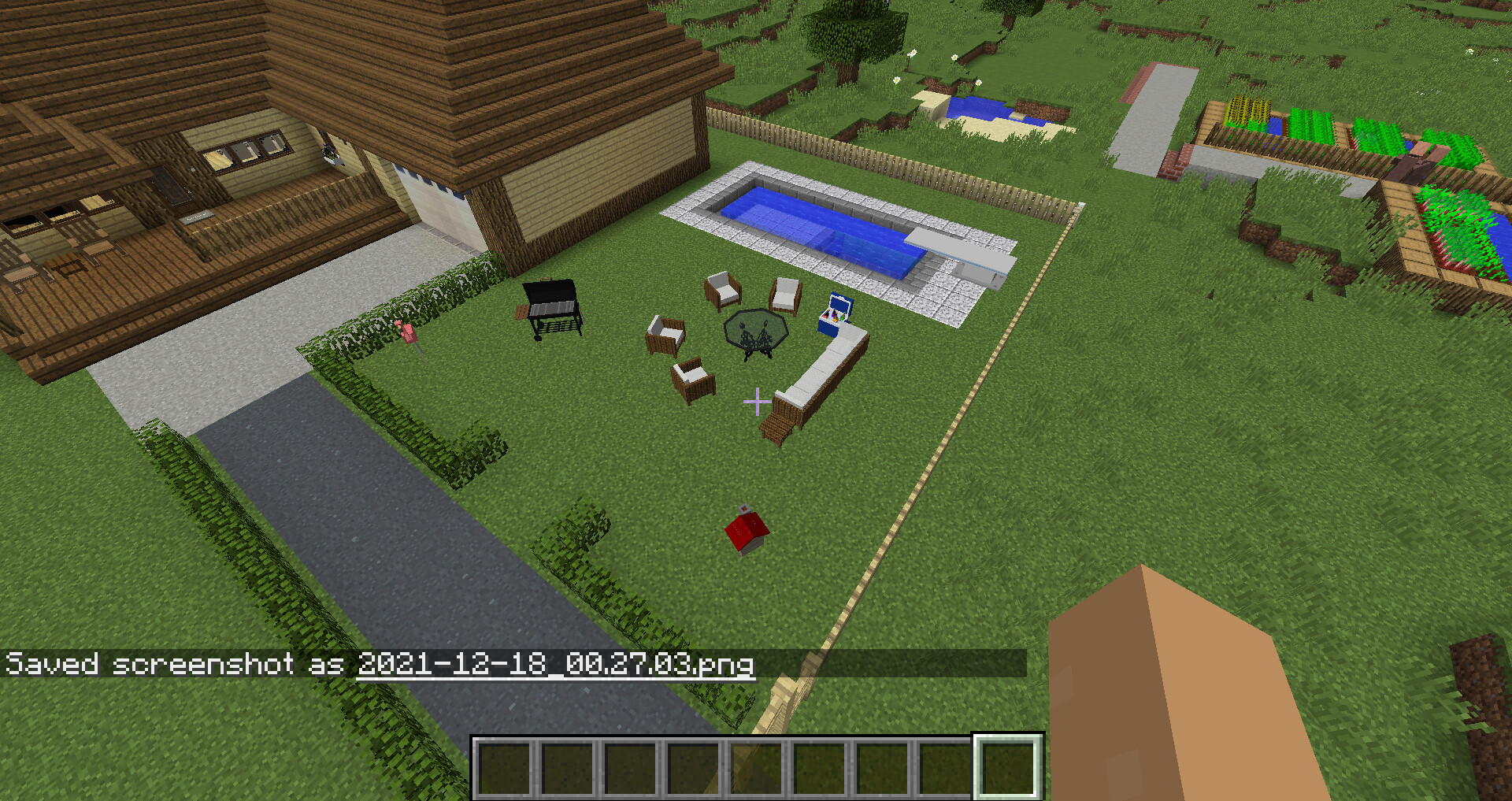 Dynamic 90's style house Minecraft Map