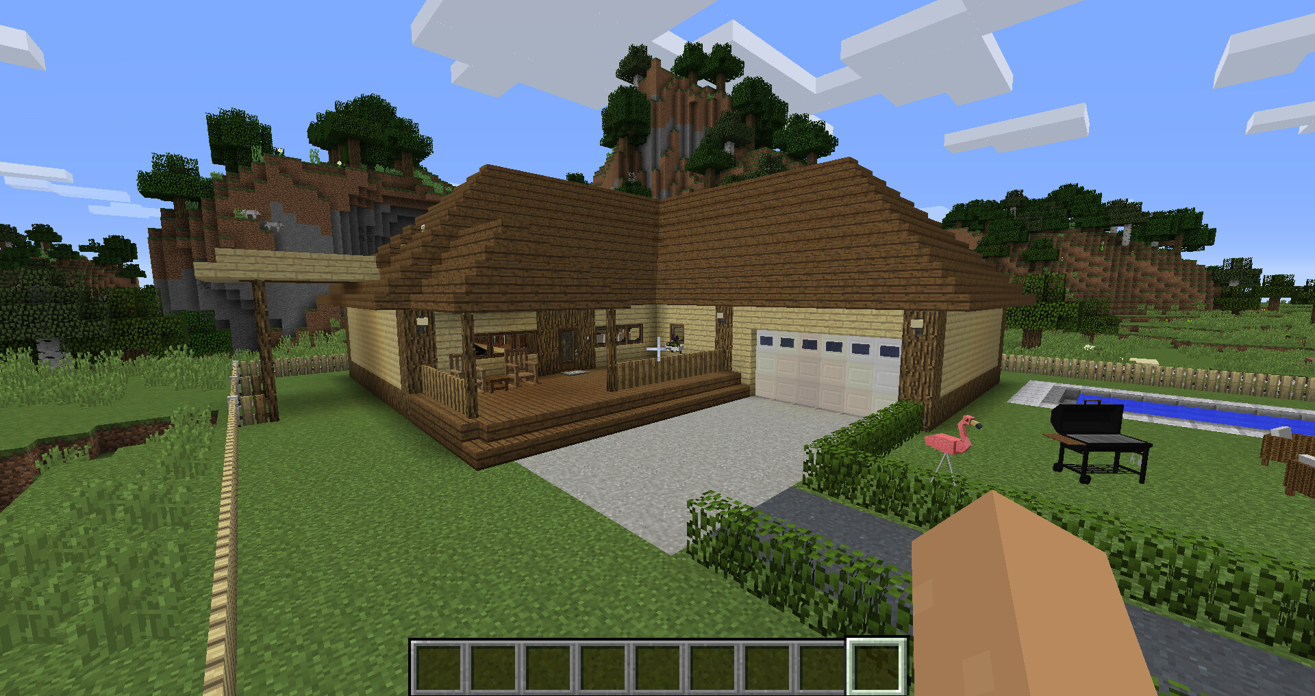 Dynamic 90's style house Minecraft Map
