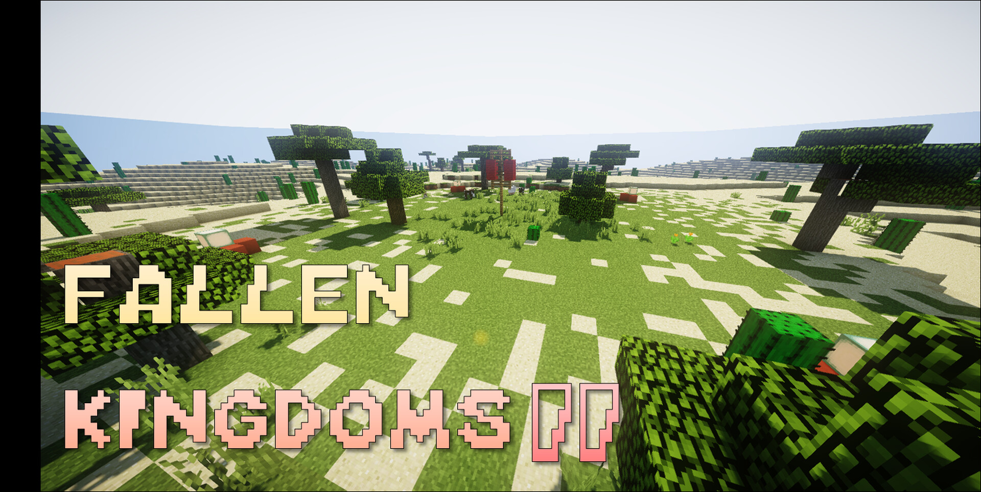 Fallen Kingdoms II 4 teams [1.8-1.16] PvP Strategy - Desert Minecraft Map