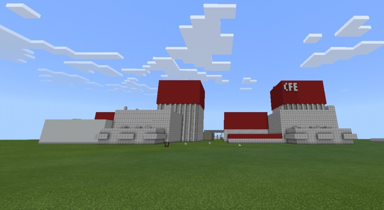 Planta Nuclear de Laguna Verde (Veracruz, México) Minecraft Map