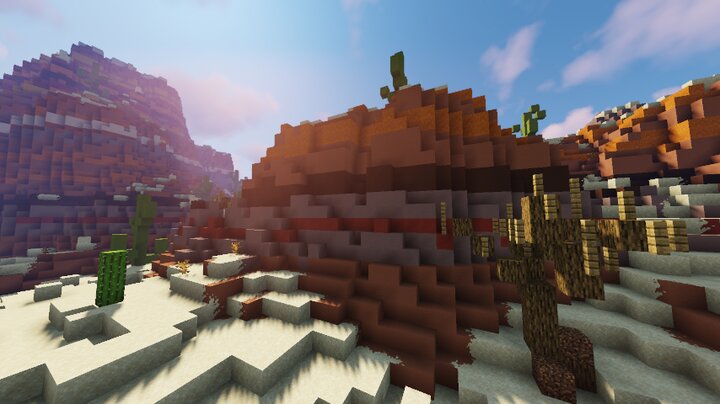 Dust Valley 640x640 Desert Map Minecraft Map