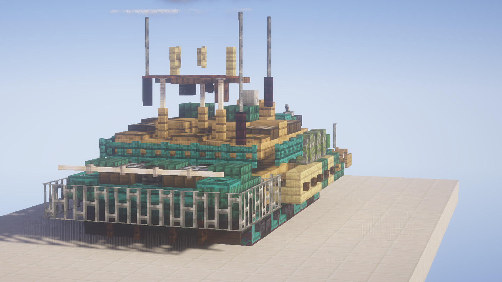 Challenger 2 TES - Outside Basra, Iraq 2008 Minecraft Map