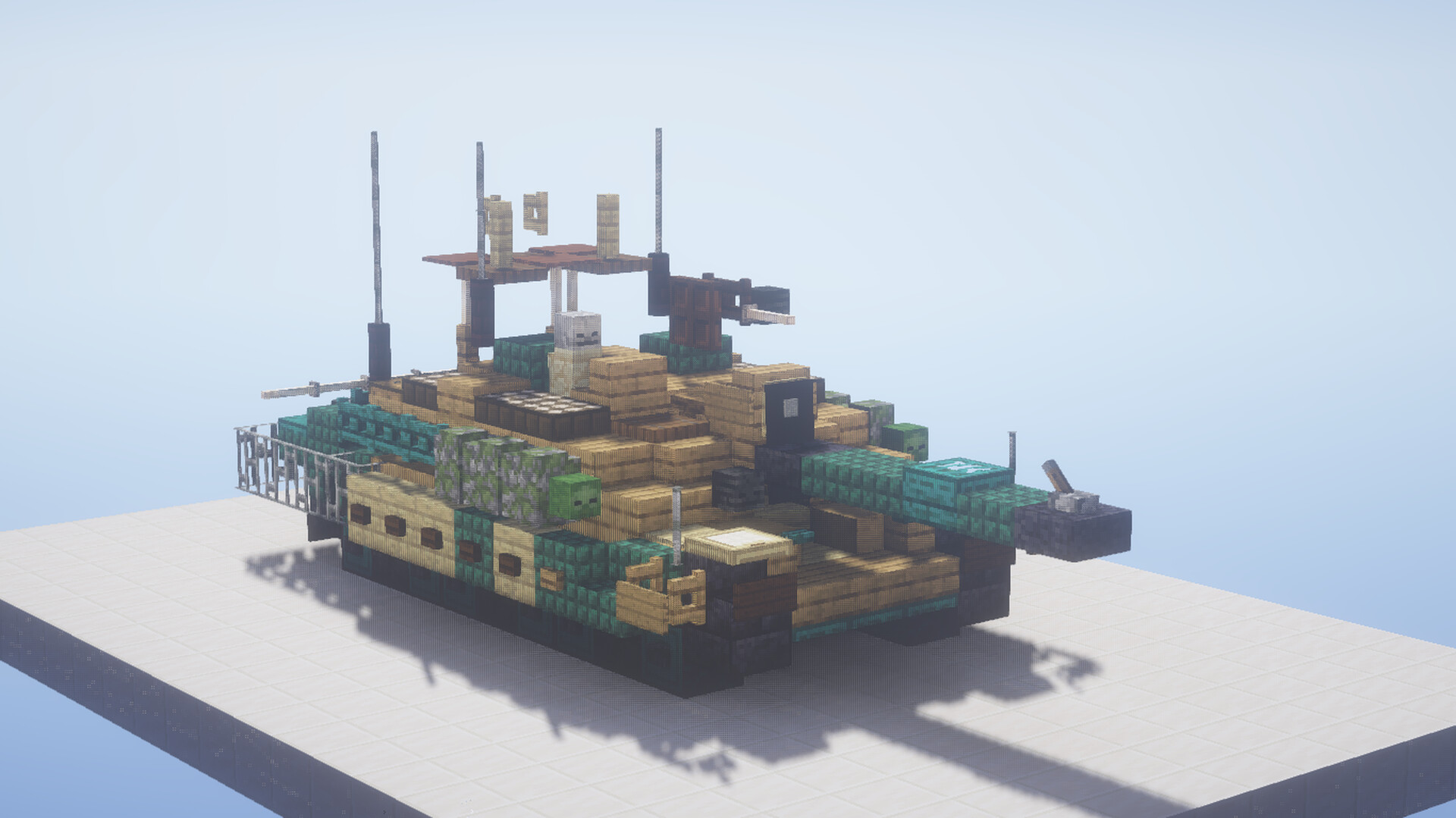 Challenger 2 TES - Outside Basra, Iraq 2008 Minecraft Map