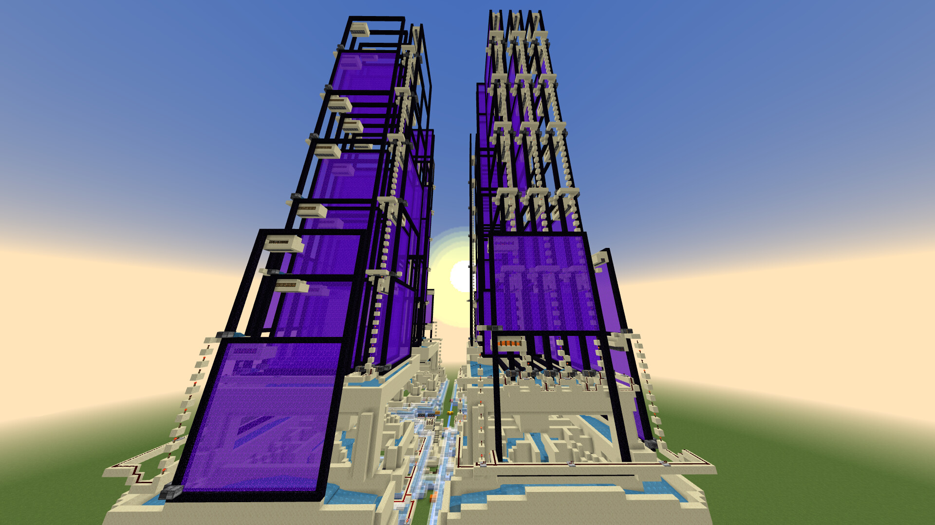 Biggest Overworld Gold Farm Ever... Minecraft Map