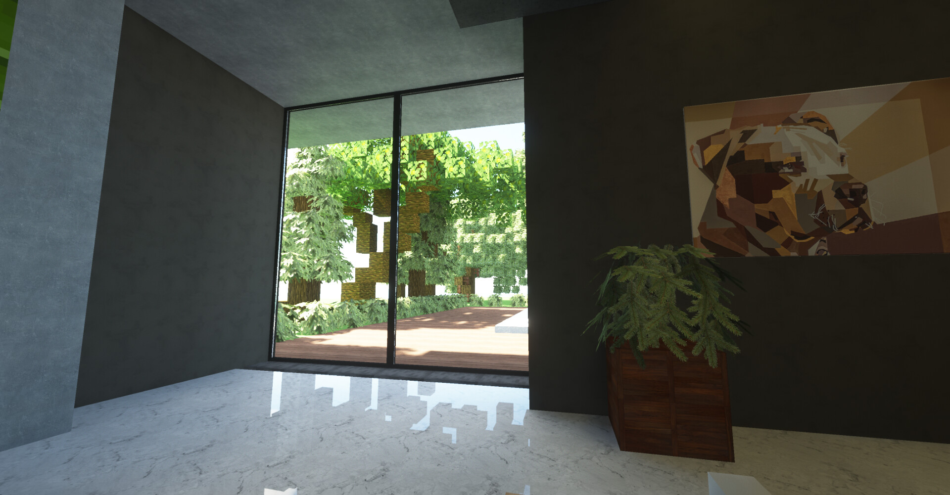 Ultra realistic modern house Minecraft Map