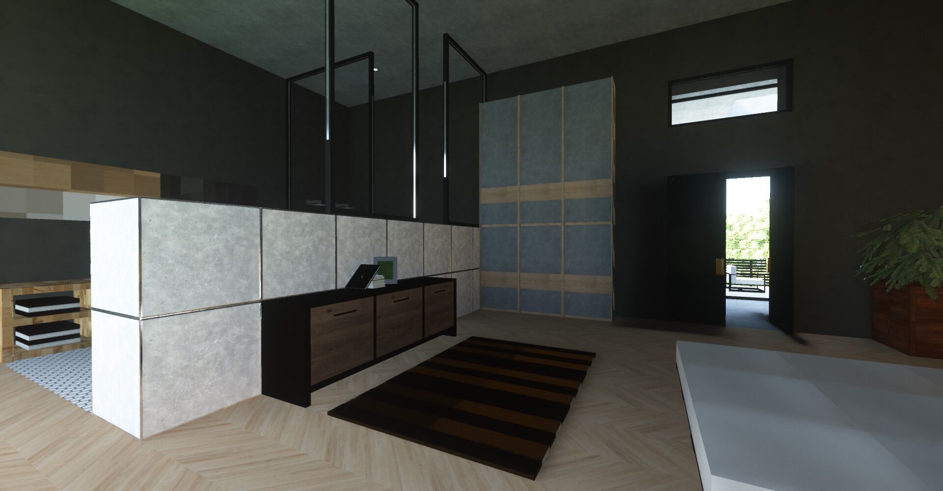 Ultra realistic modern house Minecraft Map