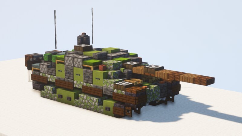 Challenger 3 Main Battle Tank - 1.5:1 scale (Download) Minecraft Map