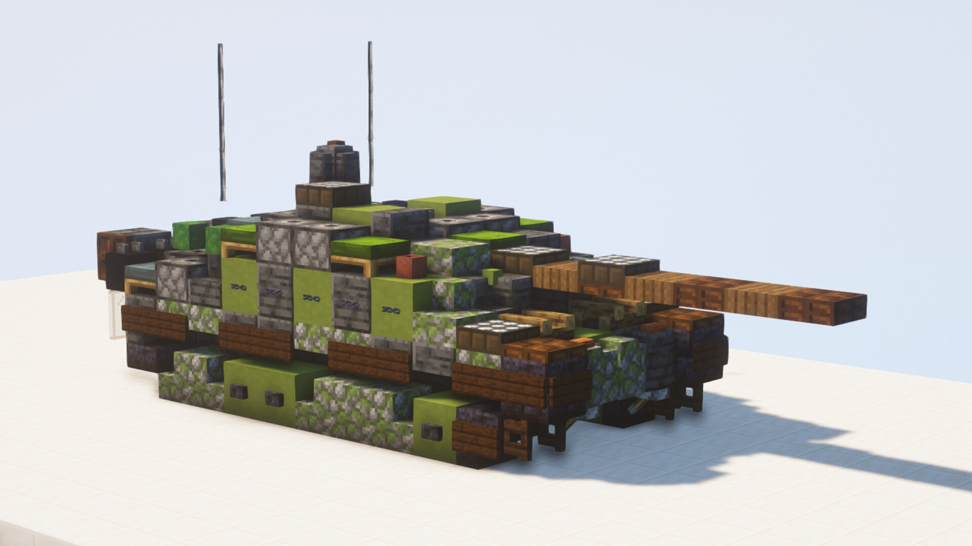 Challenger 3 Main Battle Tank - 1.5:1 scale (Download) Minecraft Map