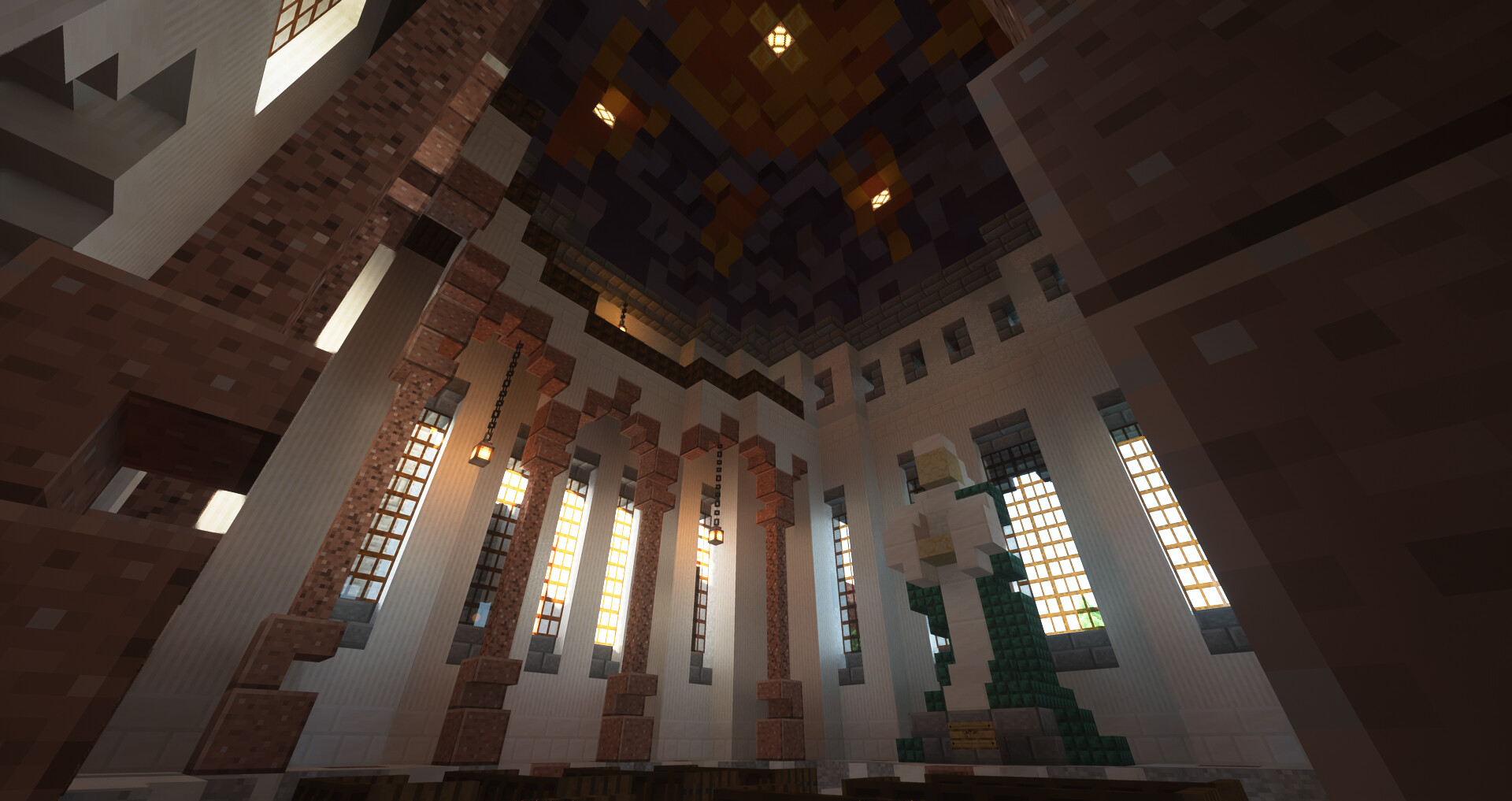 Temple of light | Dome Temple Minecraft Map