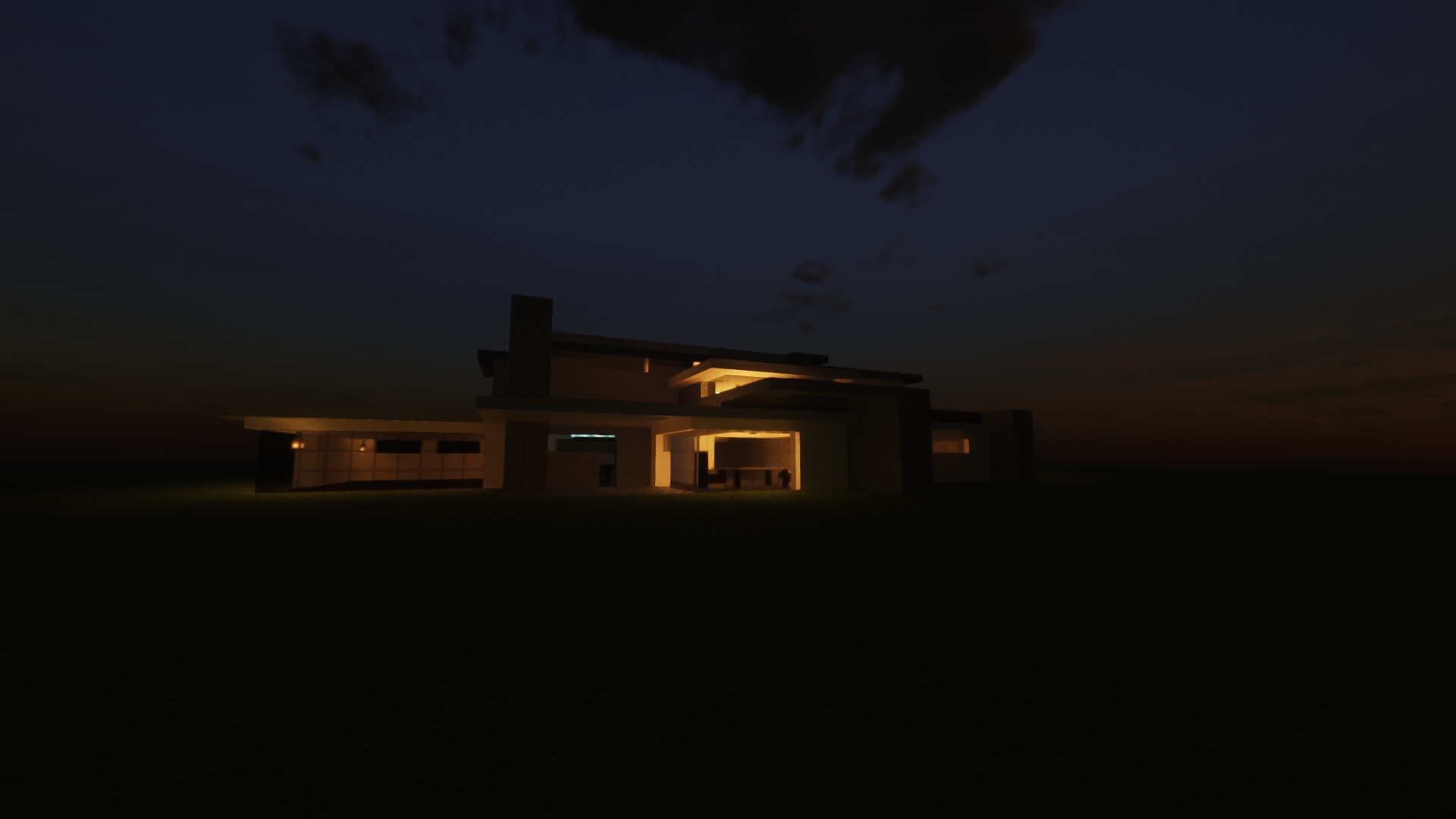 Modern Mansion || RTX-ON Minecraft Map