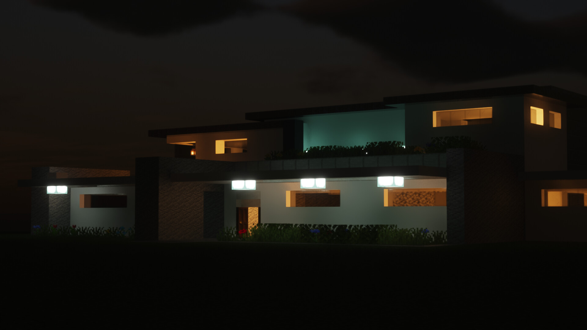 Modern Mansion || RTX-ON Minecraft Map