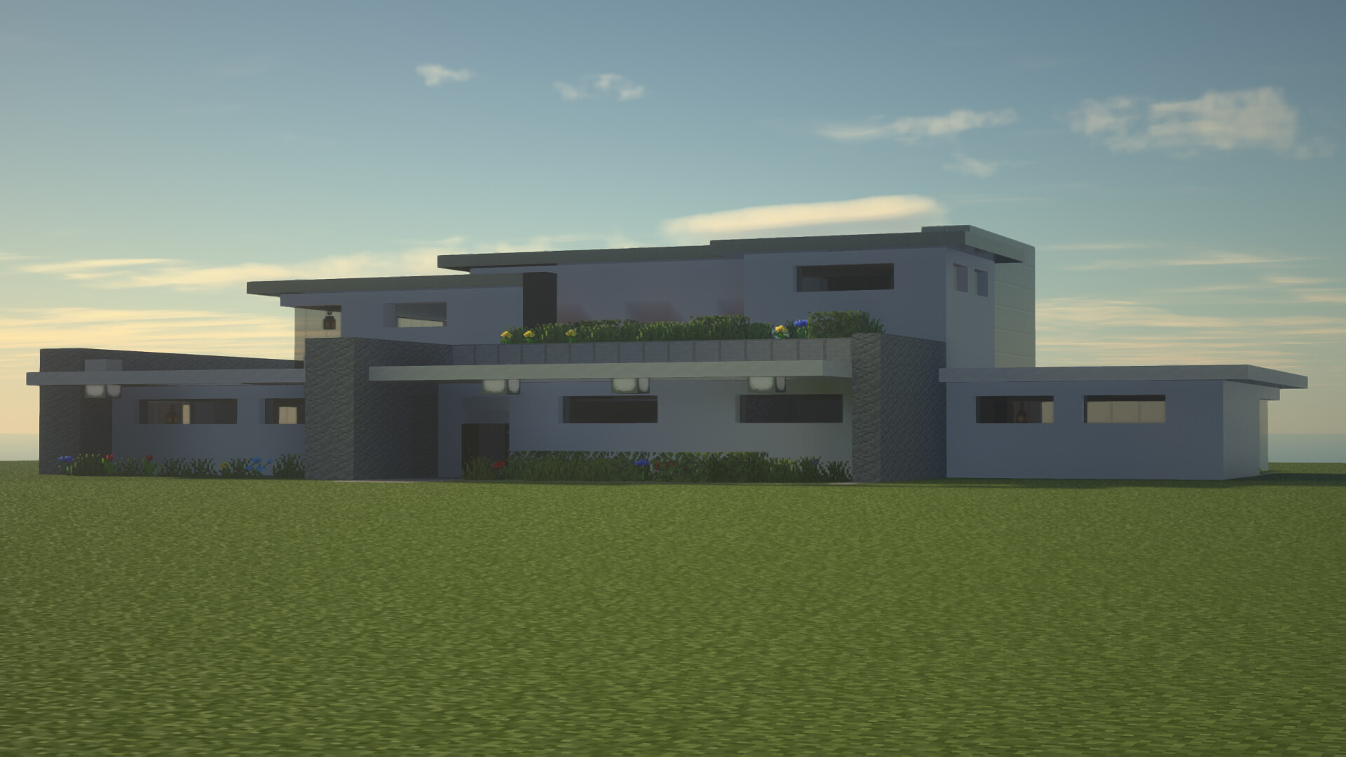 Modern Mansion || RTX-ON Minecraft Map