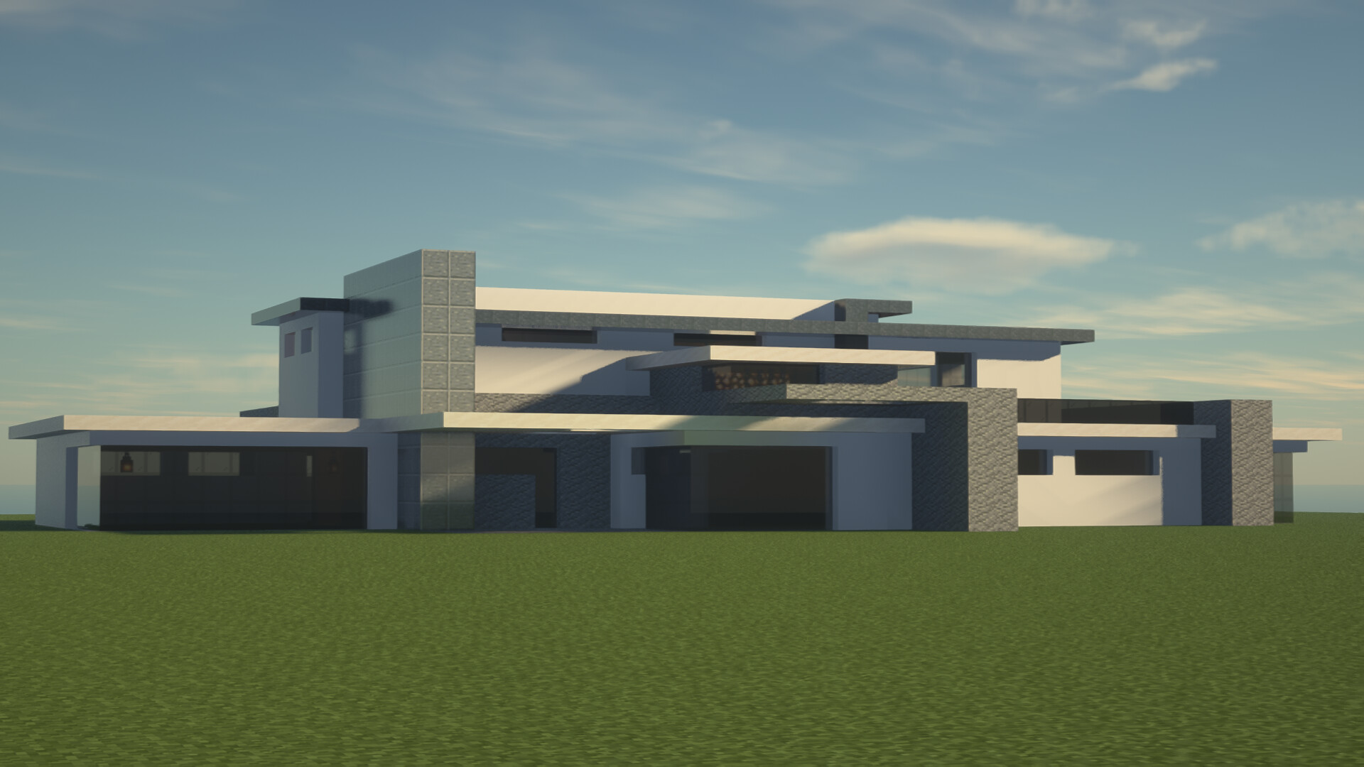 Modern Mansion || RTX-ON Minecraft Map