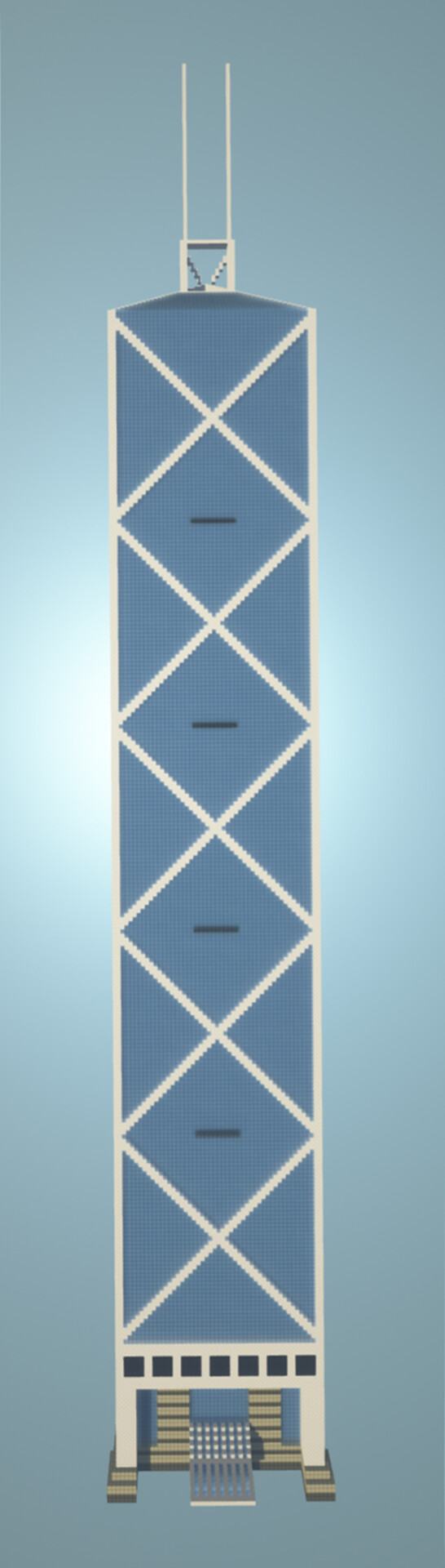 Bank of China Tower (Skyscraper) Hong Kong, China Minecraft Map