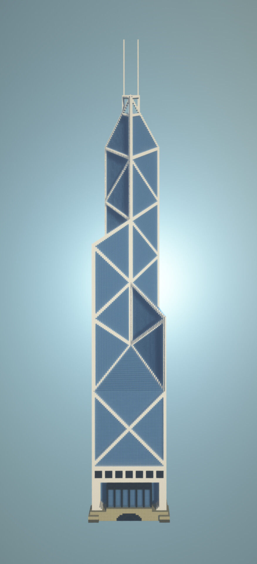 Bank of China Tower (Skyscraper) Hong Kong, China Minecraft Map