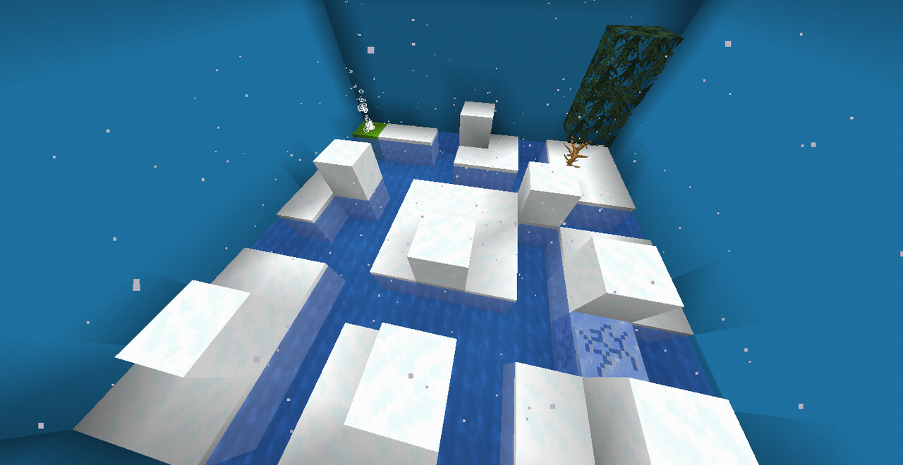 Snowball Push Minecraft Map