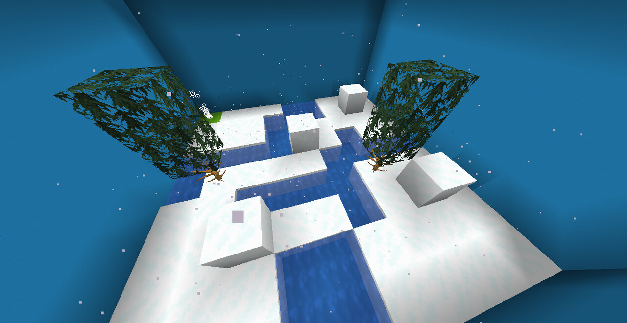 Snowball Push Minecraft Map