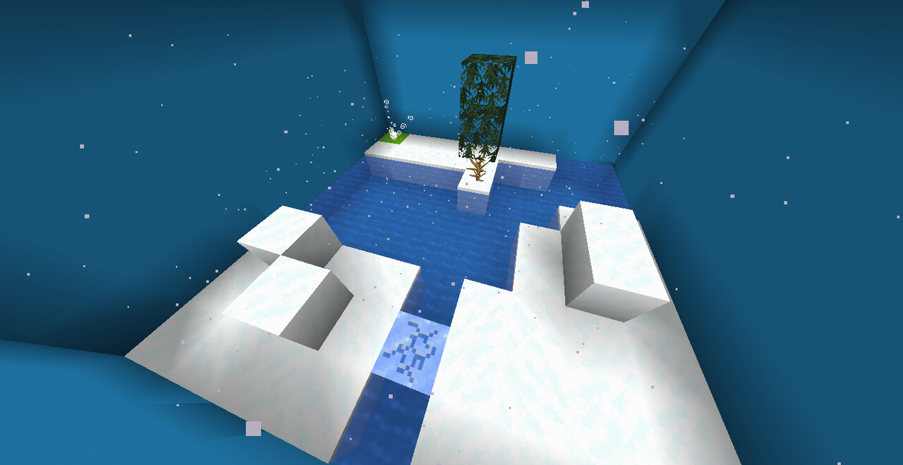 Snowball Push Minecraft Map