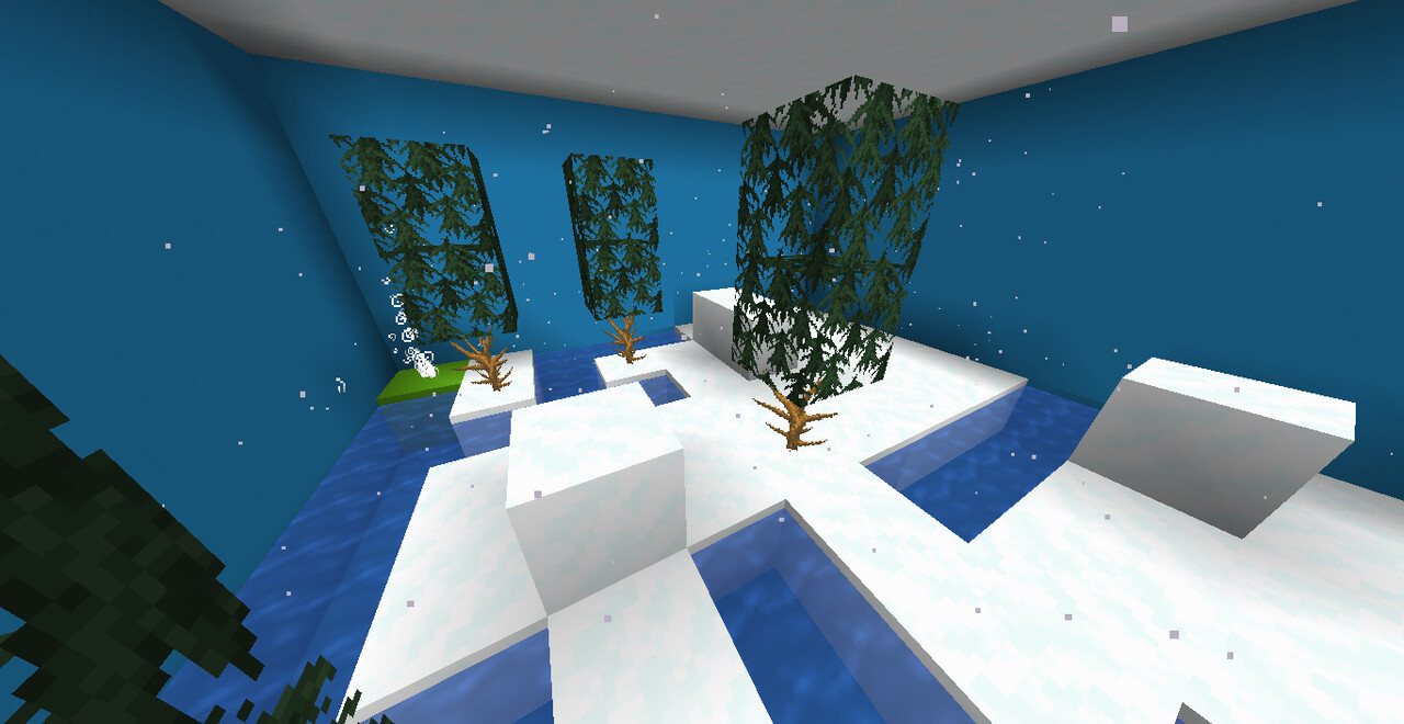 Snowball Push Minecraft Map