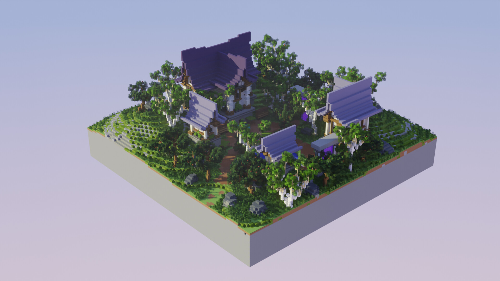 Small Survival Spawn Minecraft Map