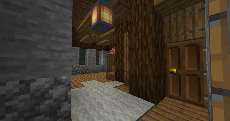 Medieval Spruce House Minecraft Map