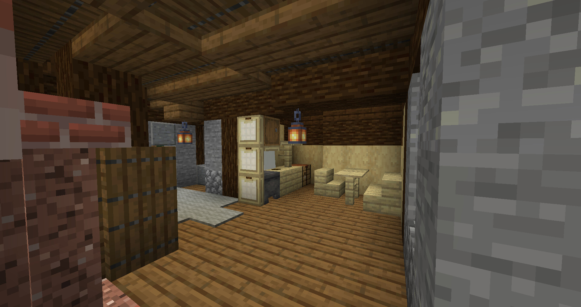 Medieval Spruce House Minecraft Map