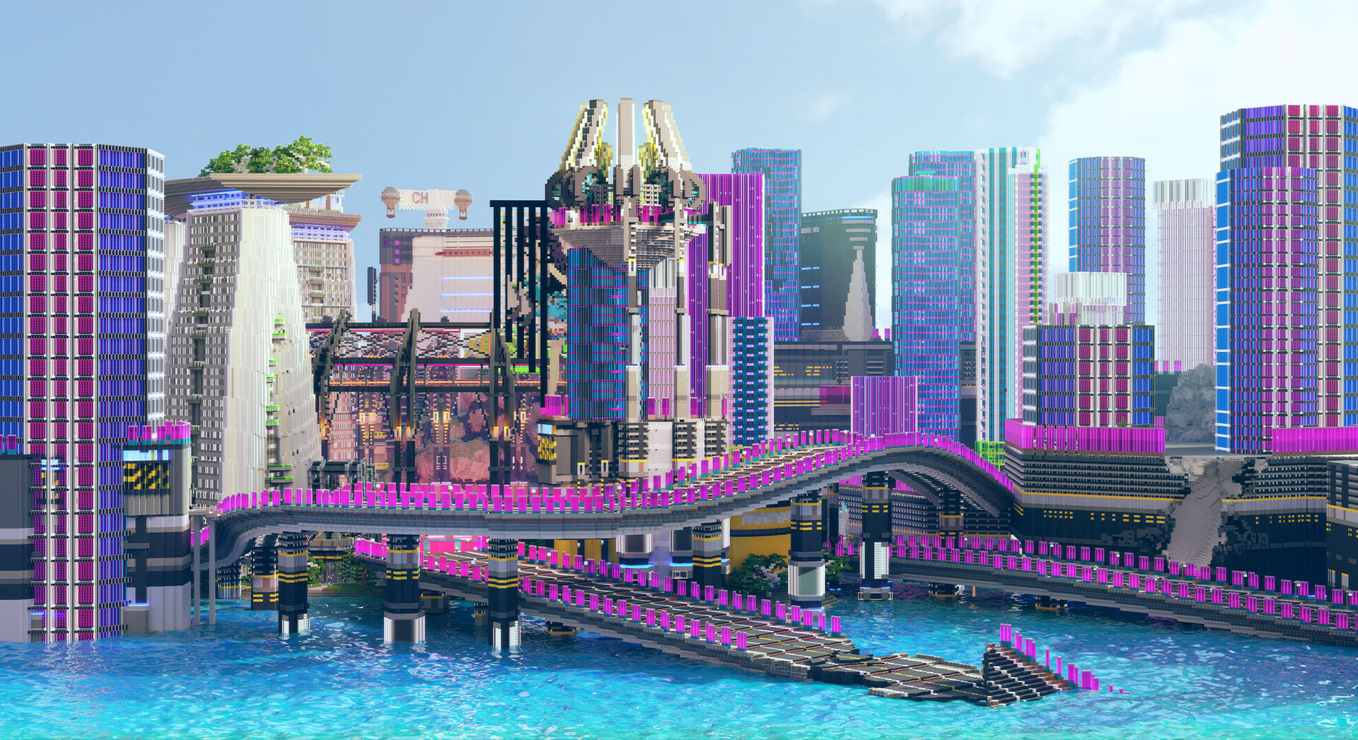 Cyber City Minecraft Map