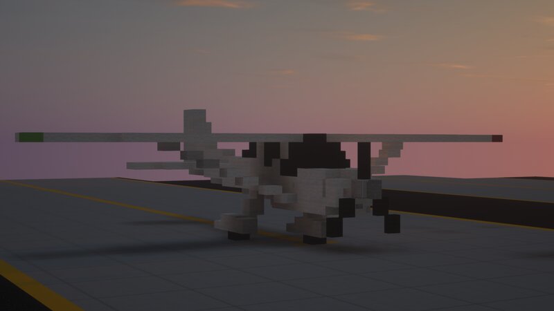 3:1 Cessna 172 Minecraft Map