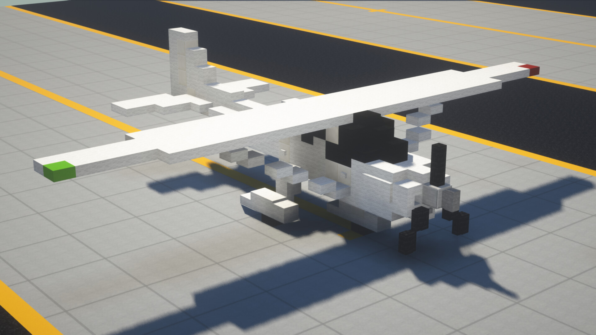 3:1 Cessna 172 Minecraft Map