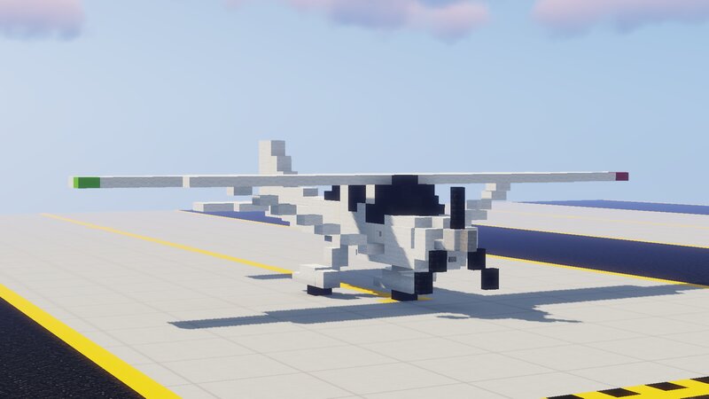 3:1 Cessna 172 Minecraft Map