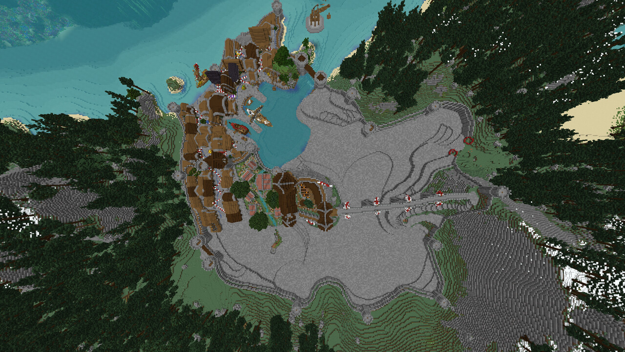 Building a kingdom Minecraft Map