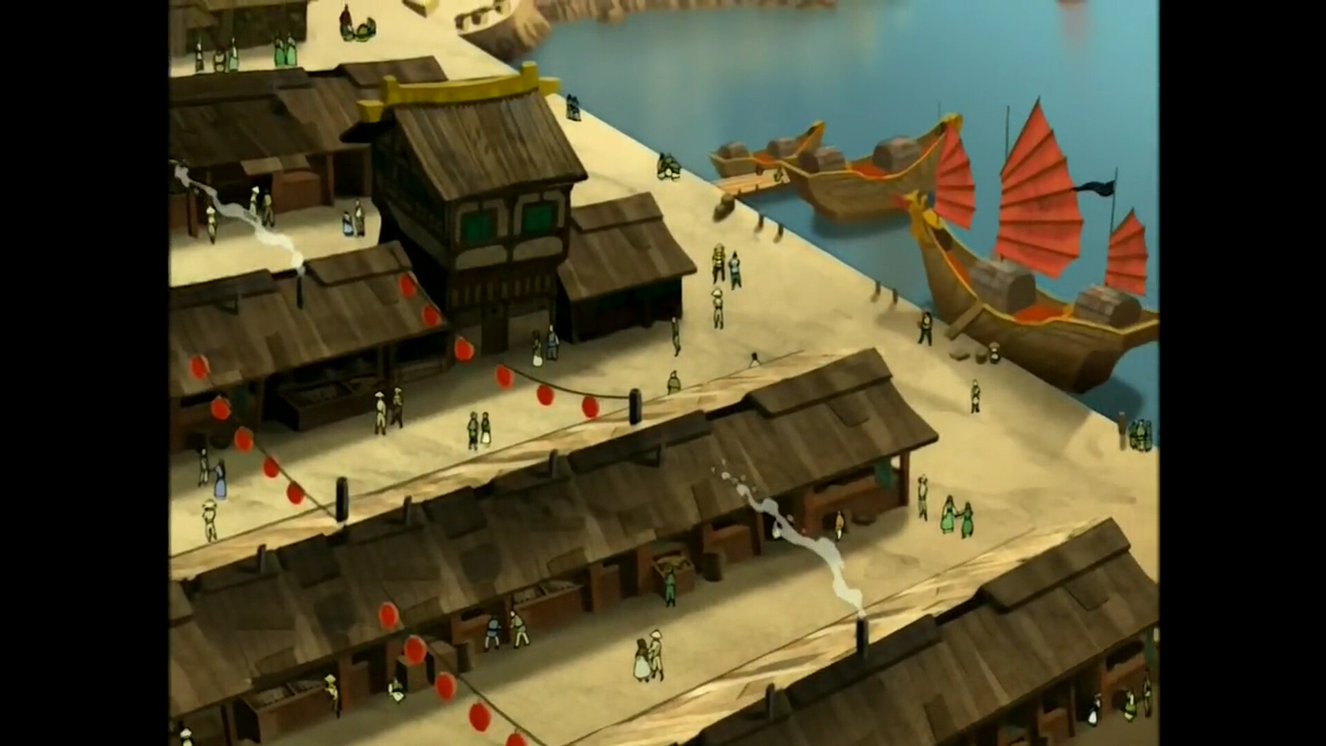 Seedy Merchants Pier | The 4Nations Project Minecraft Map