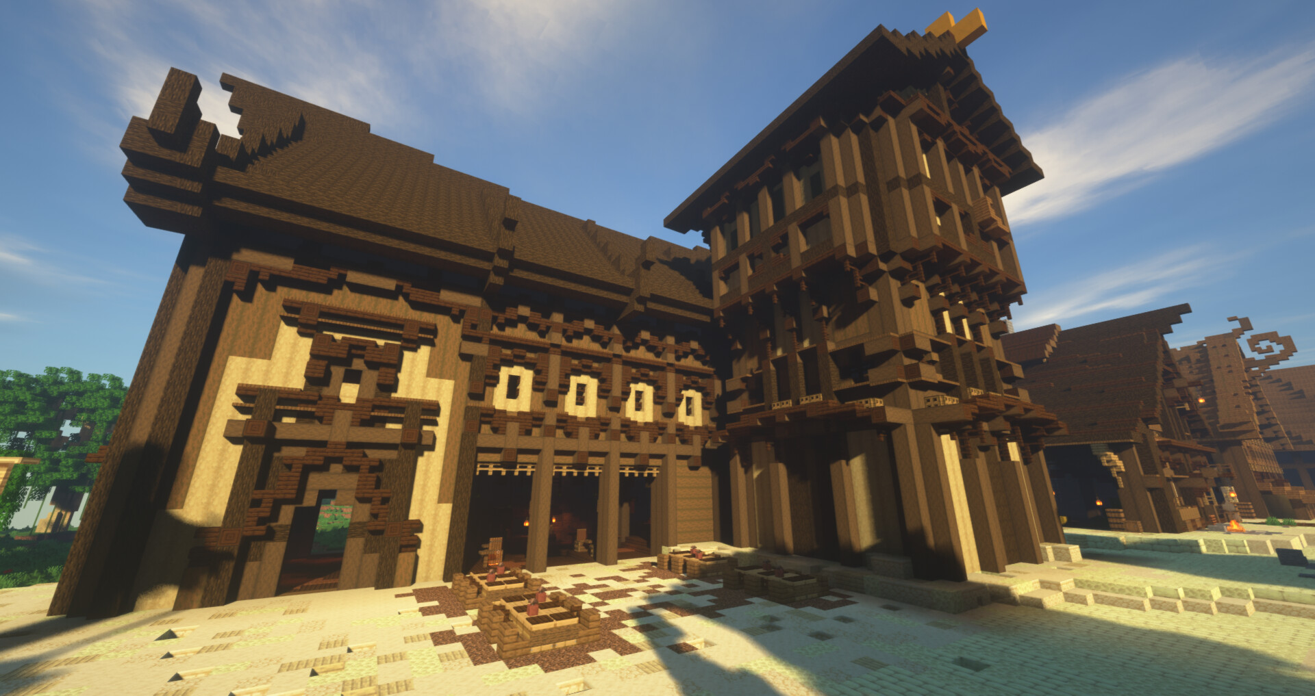 Seedy Merchants Pier | The 4Nations Project Minecraft Map