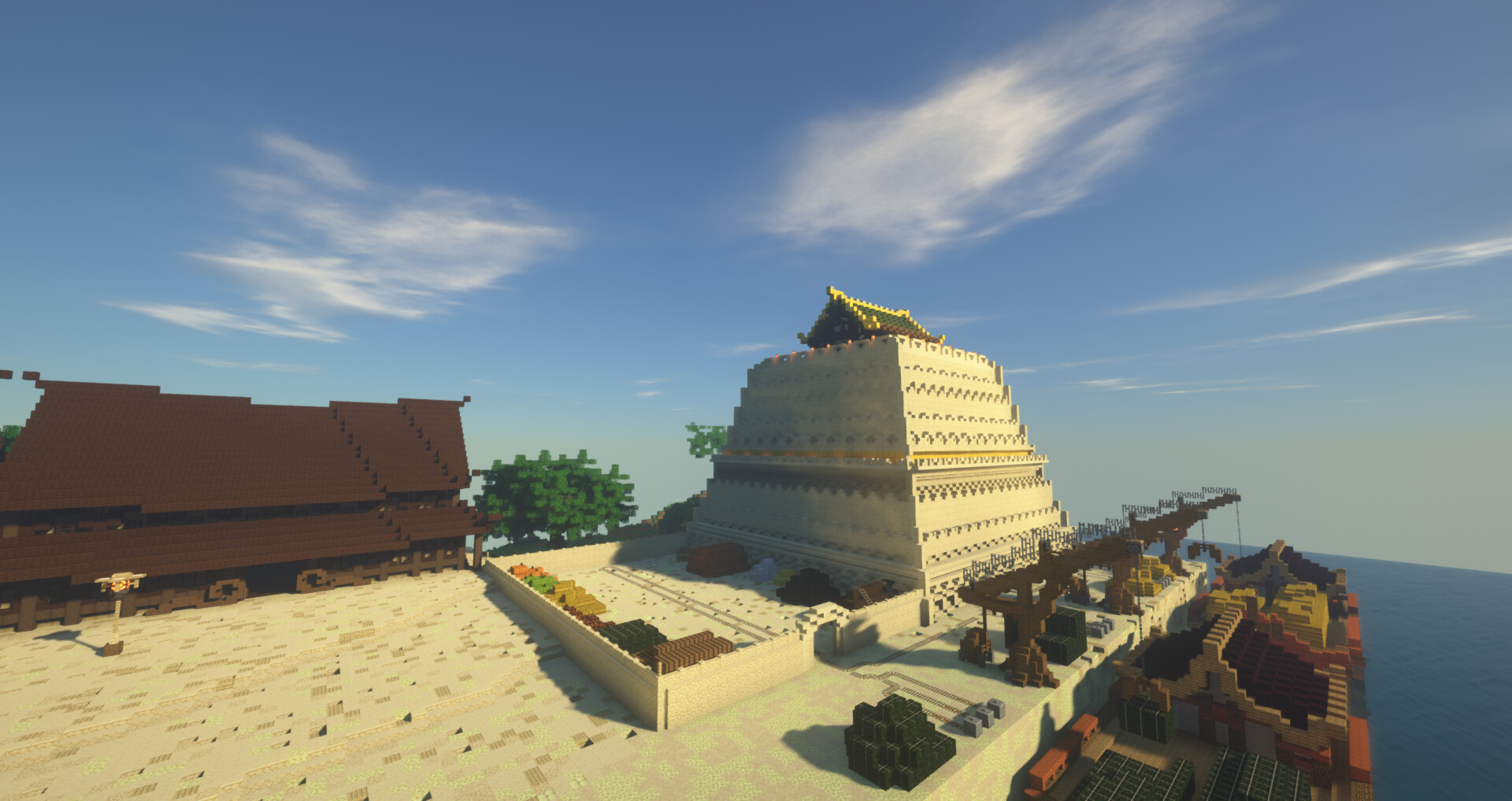 Seedy Merchants Pier | The 4Nations Project Minecraft Map