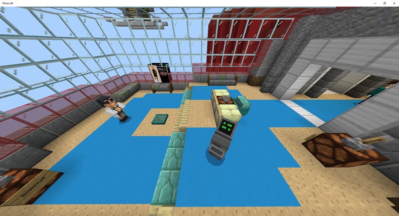 Amongst Us: The Airship Minecraft Map