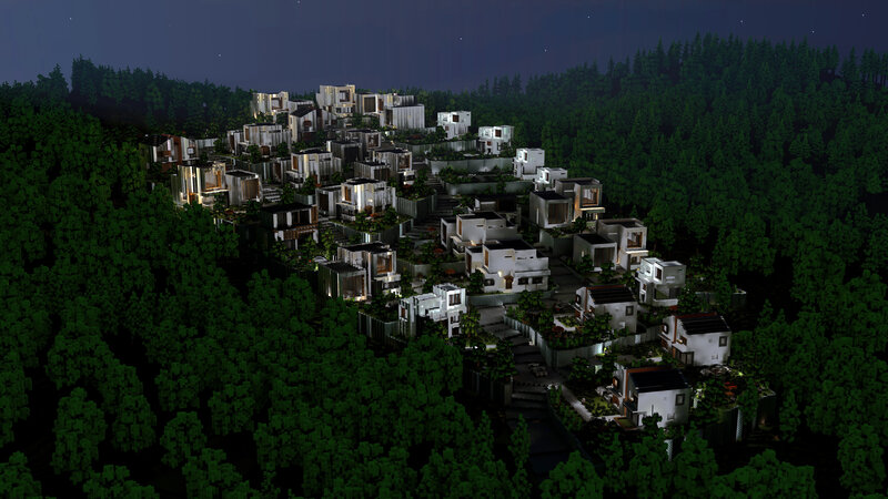 Modern Village Minecraft Map