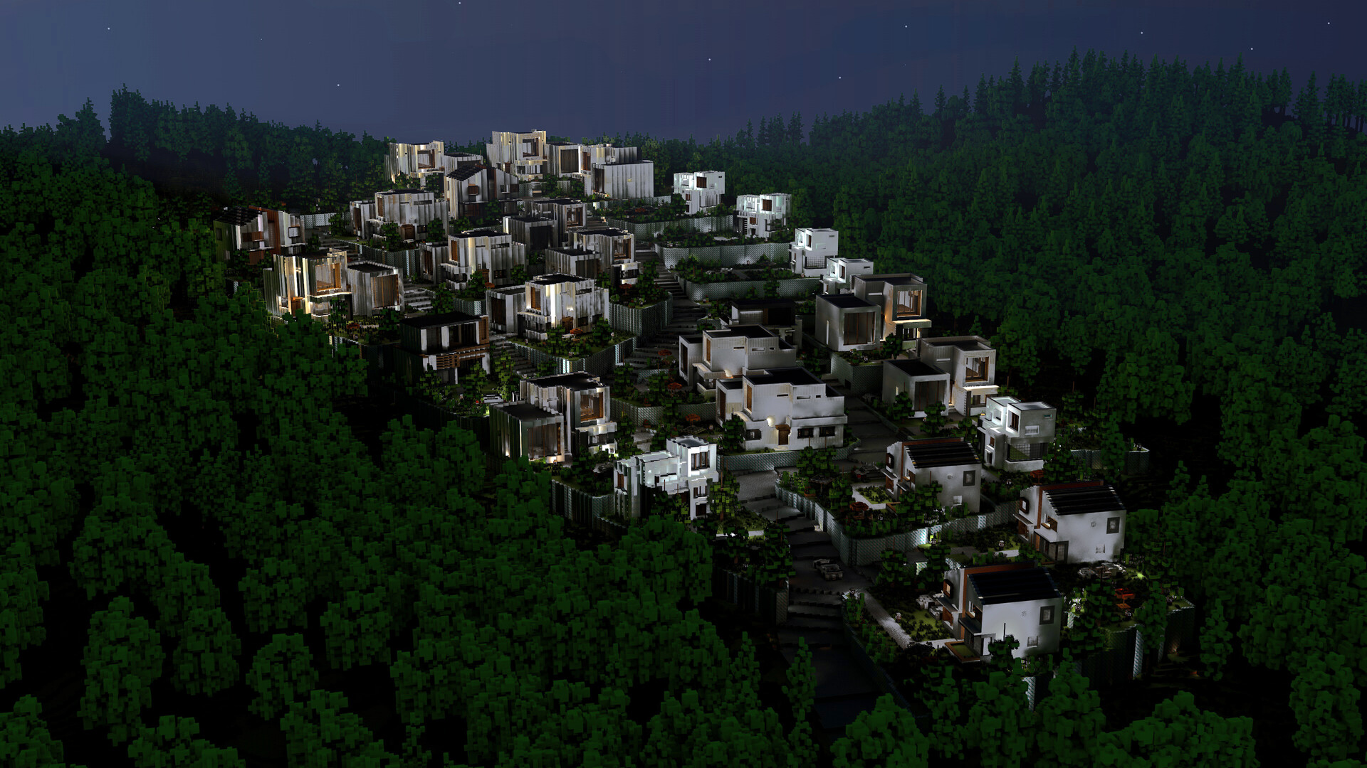 Modern Village Minecraft Map