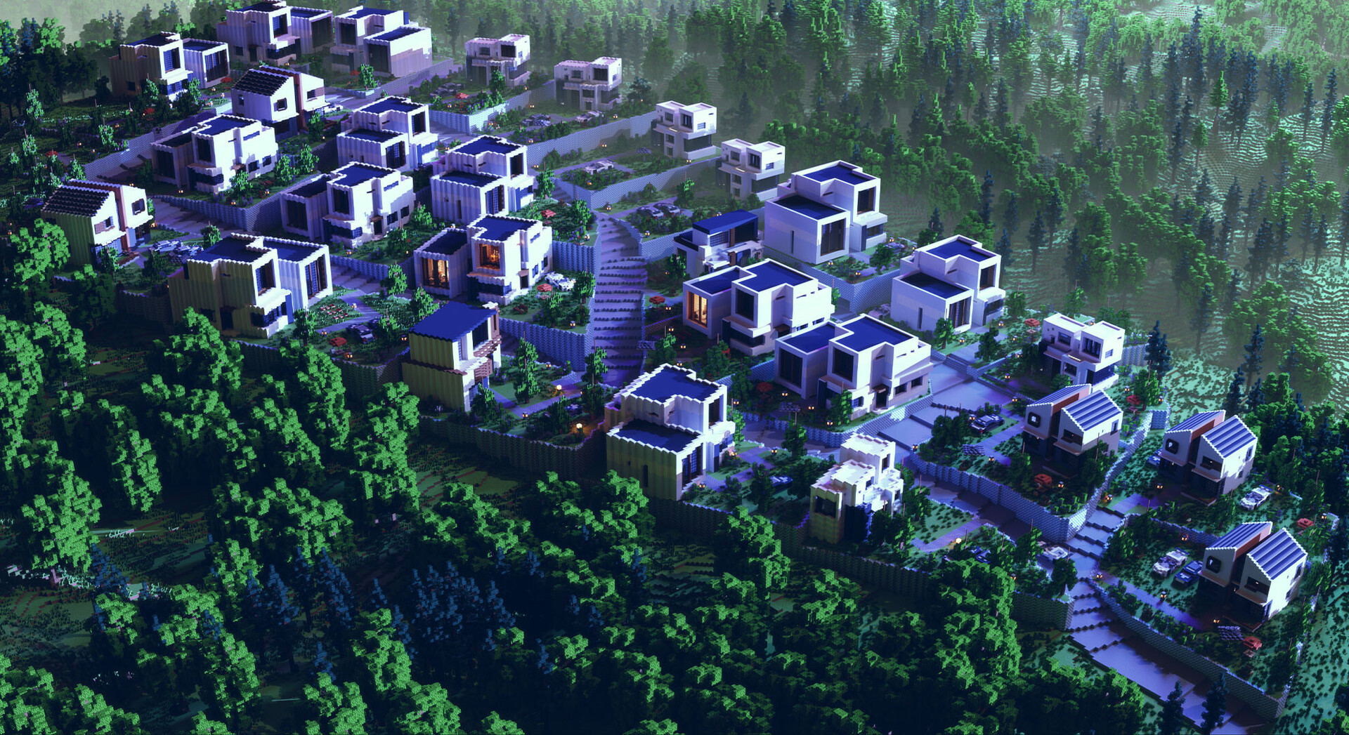 Modern Village Minecraft Map