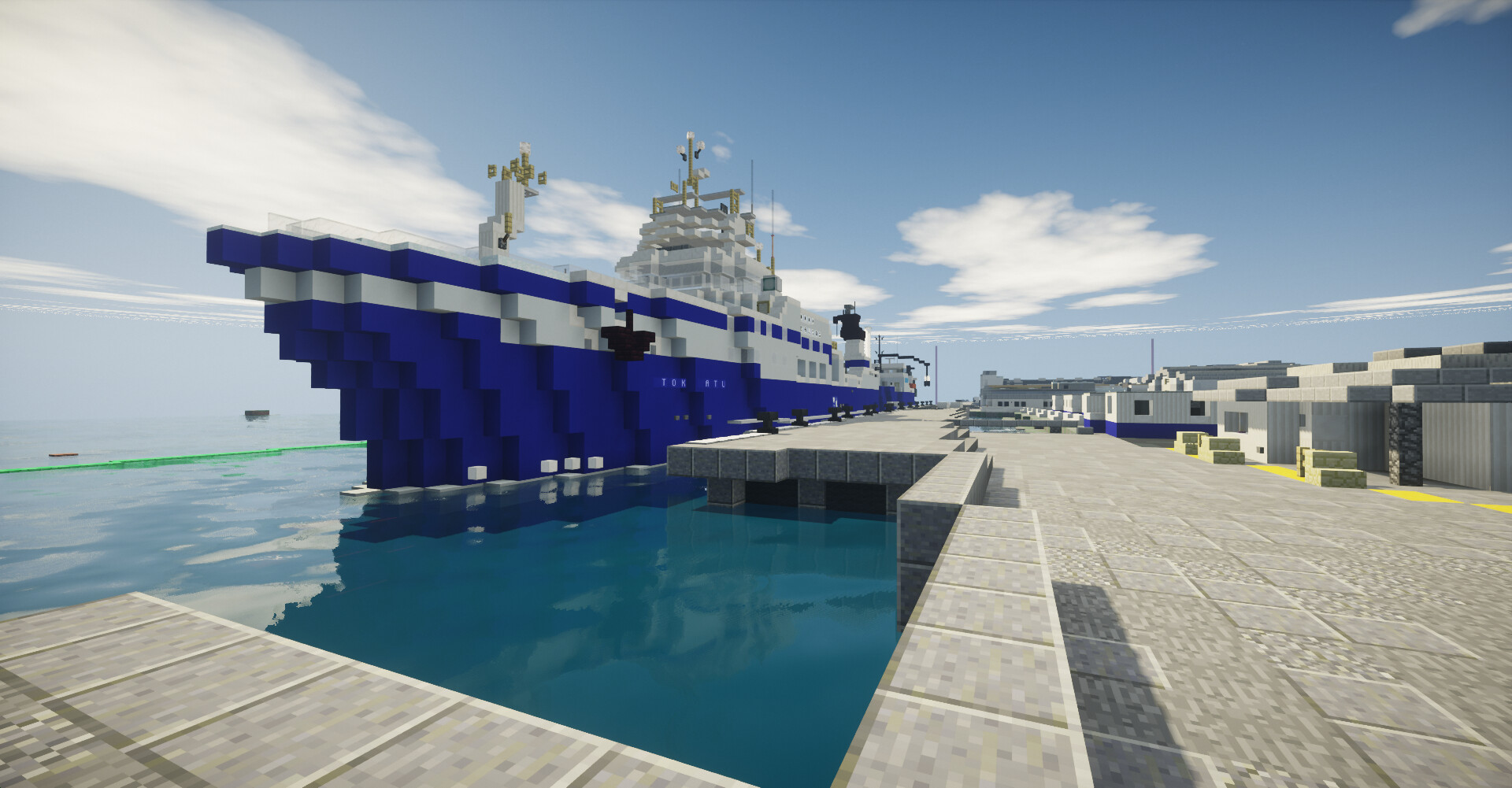 Port Nelson (NZ) - 1:1 BTE Minecraft Map