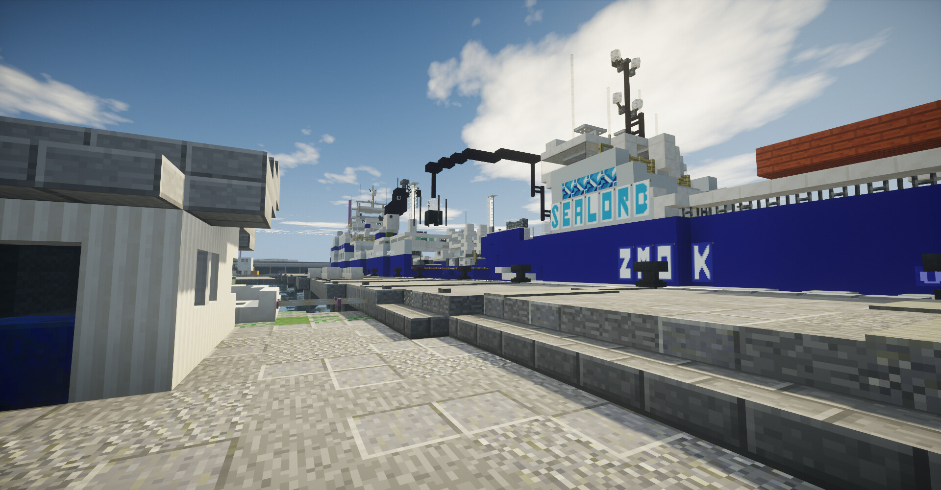 Port Nelson (NZ) - 1:1 BTE Minecraft Map