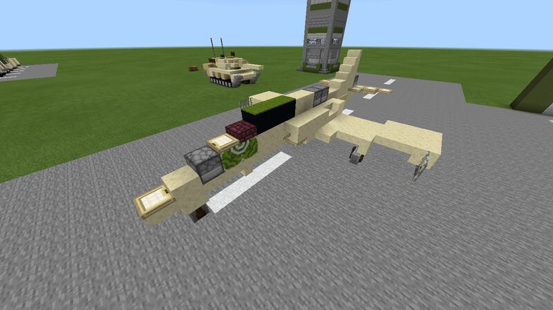Military Jet Minecraft Map