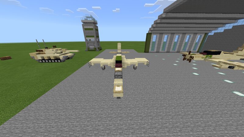 Military Jet Minecraft Map