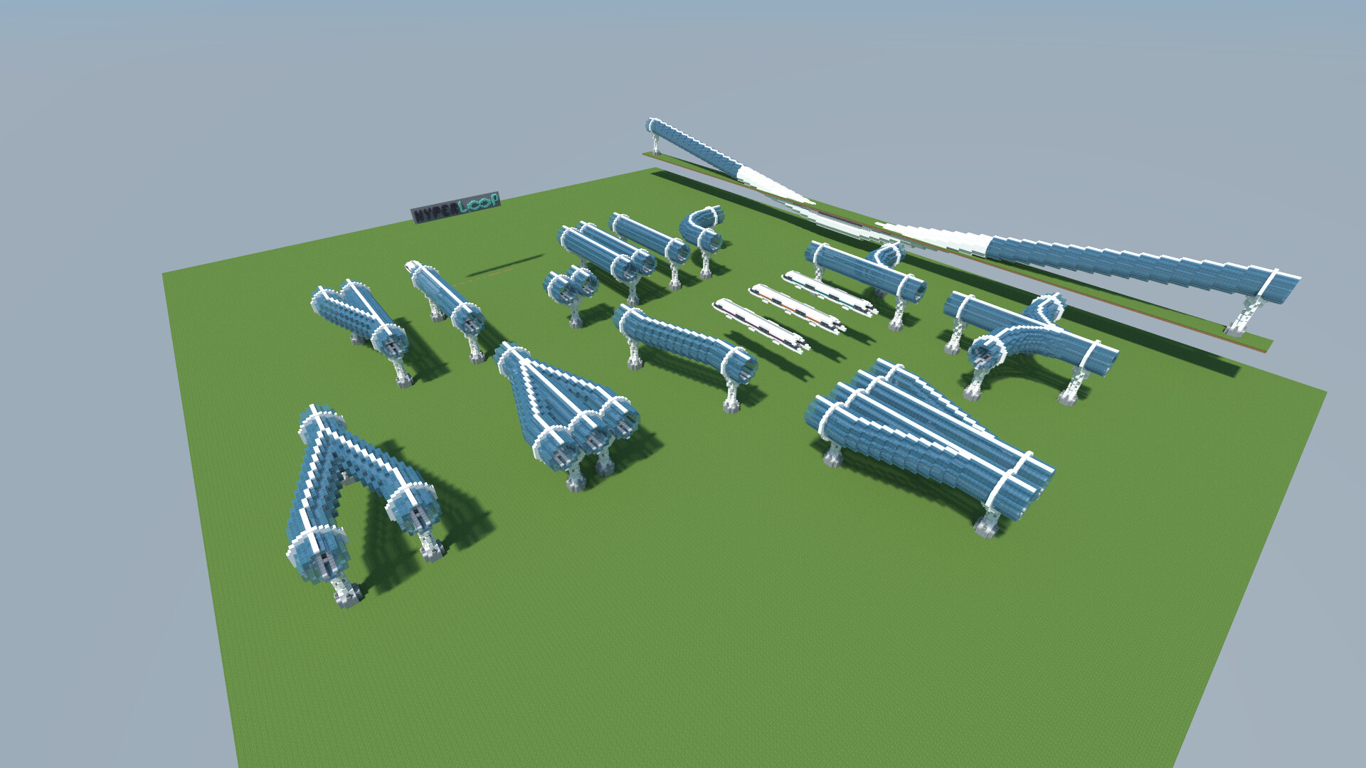 Hyperloop Build Pack Minecraft Map